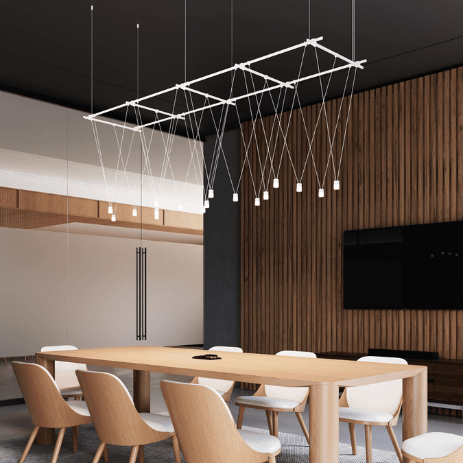 Sonneman SLS1148-W Suspenders Contemporary Satin White LED Multi ...