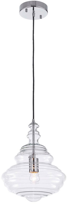 StarFire Crystal 1401CH Vintage Chrome Mini Drop Ceiling Light Fixture ...