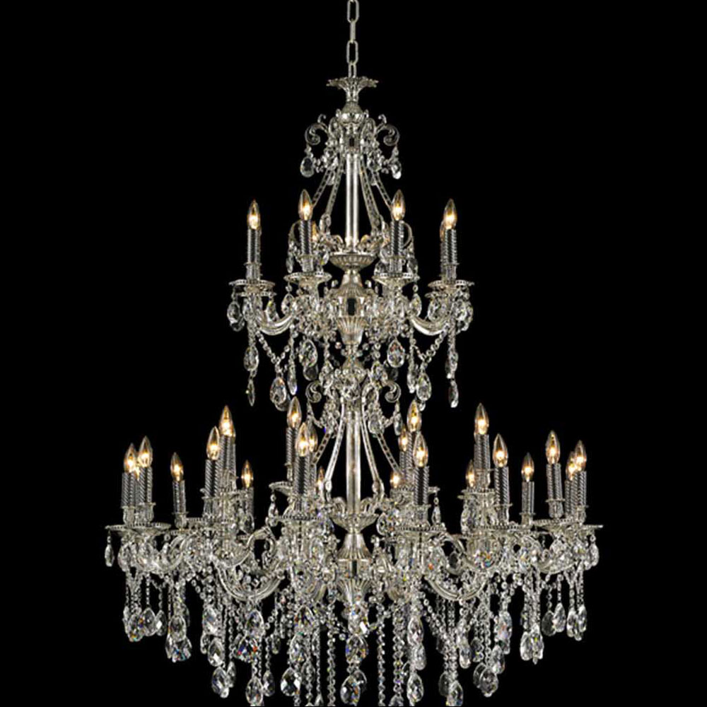 StarFire Crystal 5132AS Imperial Antique Silver Ceiling Chandelier ...