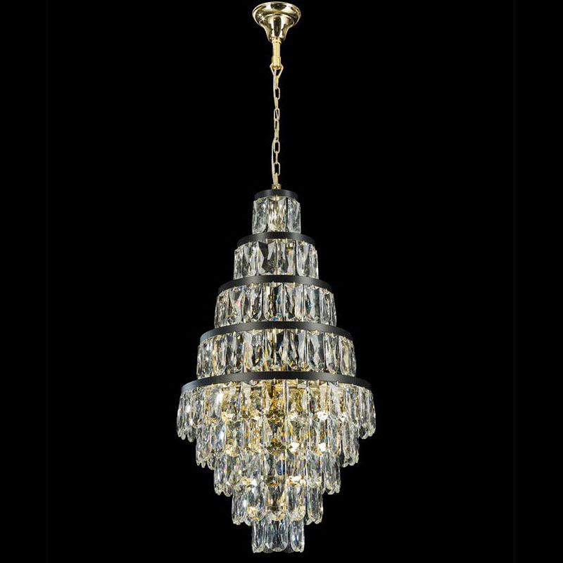 StarFire Crystal 5548BG Havana Gold and Black Drop Lighting Fixture ...