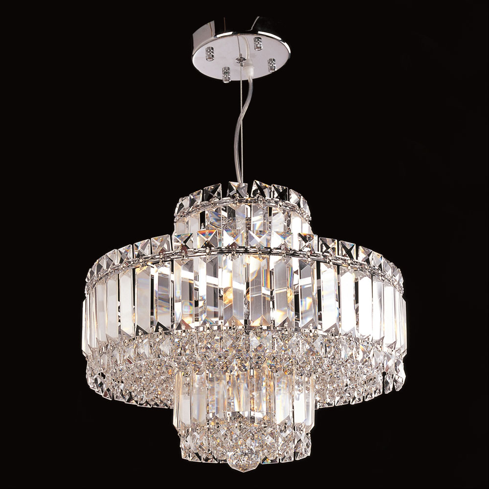 StarFire Crystal 8216CH Avant-Garde Chrome Hanging Lamp - STA-8216CH
