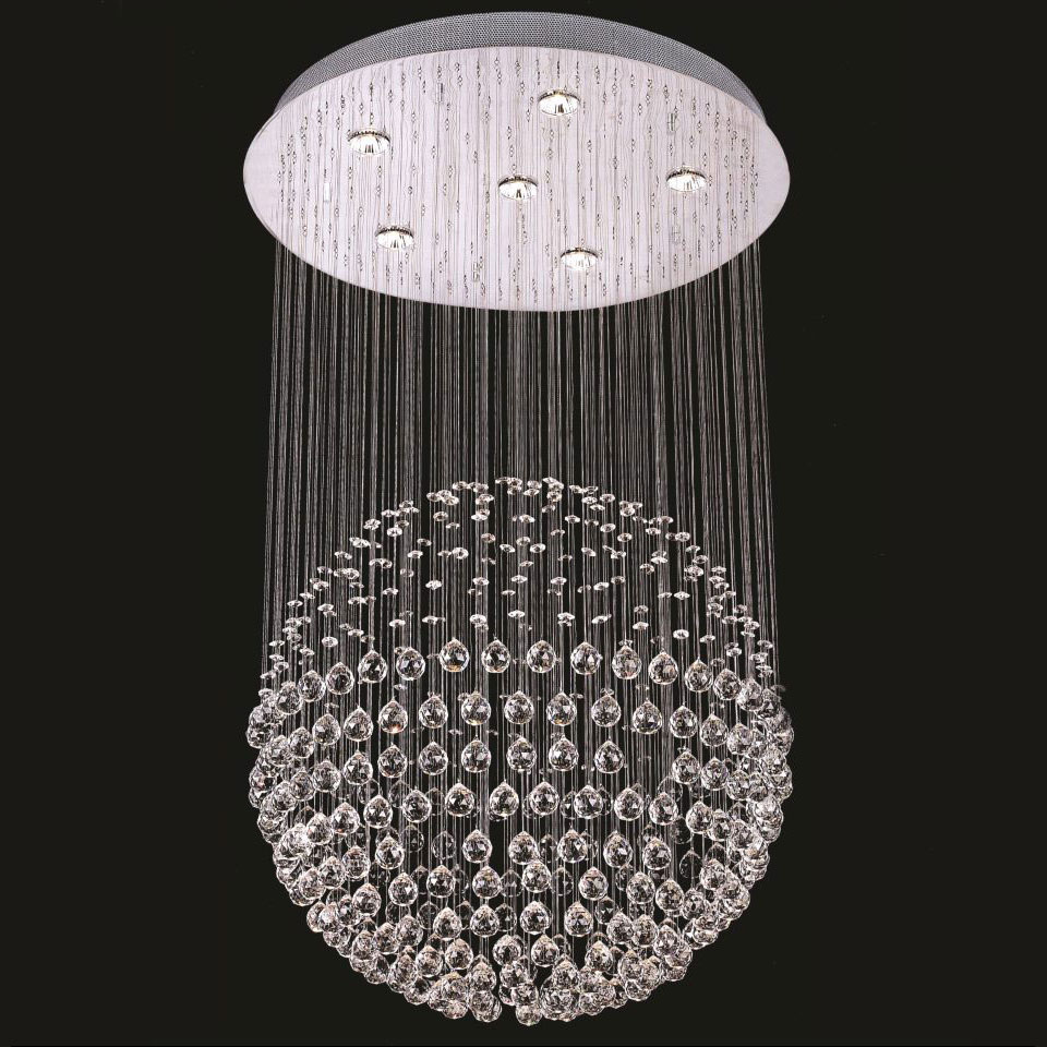 StarFire Crystal 9543CH String Lighting Chrome Drop Lighting - STA-9543CH