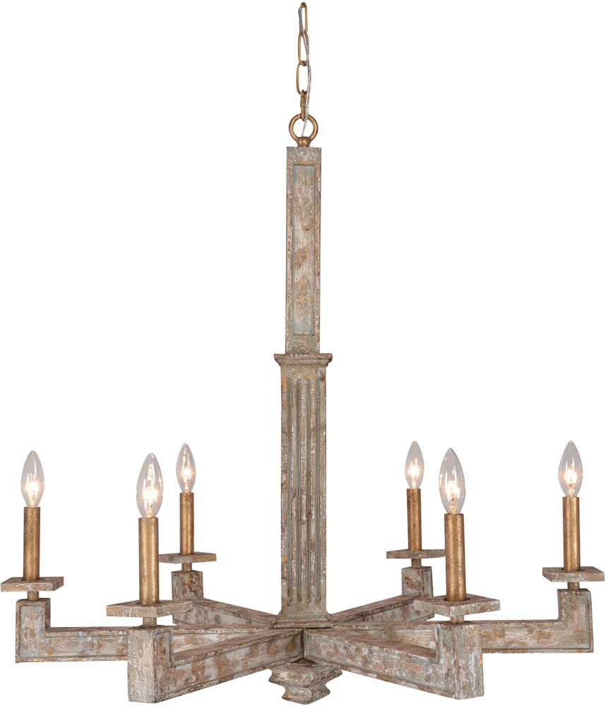 Terracotta H8203-6 Silvana Traditional Lighting Chandelier - TER-H8203-6