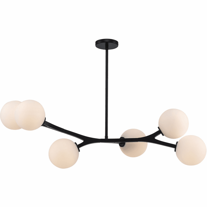 Trans Globe 11636 BK Rebel Contemporary Black Chandelier Lamp - TRA ...