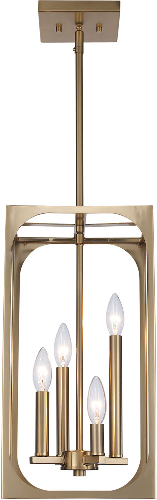Trans Globe 11714 AG Ruby Ridge Modern Antique Gold Foyer Lighting ...