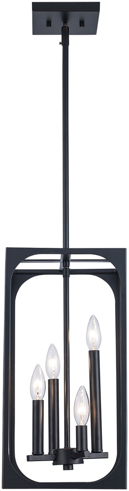 Trans Globe 11714 BK Ruby Ridge Modern Black Foyer Light Fixture - TRA ...