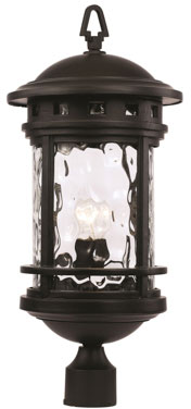 Trans Globe 40374-BK Boardwalk Black Exterior Lamp Post Light - TRA ...