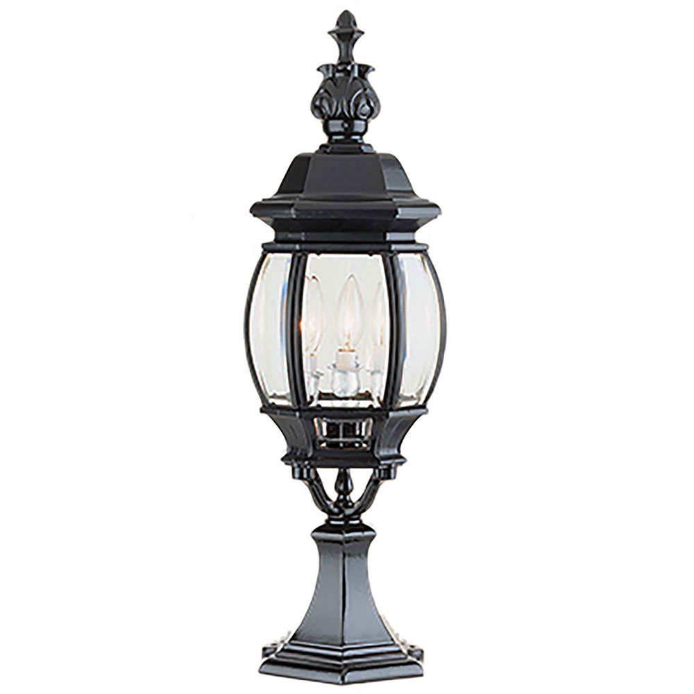 Trans Globe 4071 BK Francisco Traditional Black Exterior Lamp Post ...