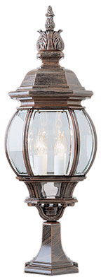 Trans Globe 4072 Francisco Traditional Exterior Post Light - TRA-4072