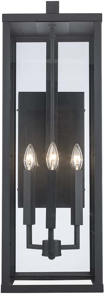 Trans Globe 40759 BK Oxford Black Outdoor Wall Lighting Sconce - TRA ...
