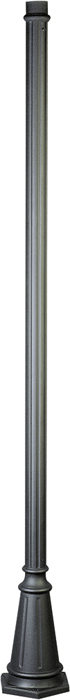 Trans Globe 4099 BK Downtown Black Light Post - TRA-4099-BK