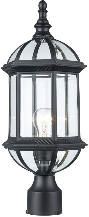 Trans Globe 4186 BK Wentworth Traditional Black Outdoor Light Post ...