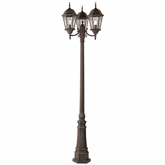 Trans Globe 4719 RT Villa Nueva Traditional Rust Exterior Lamp Post ...