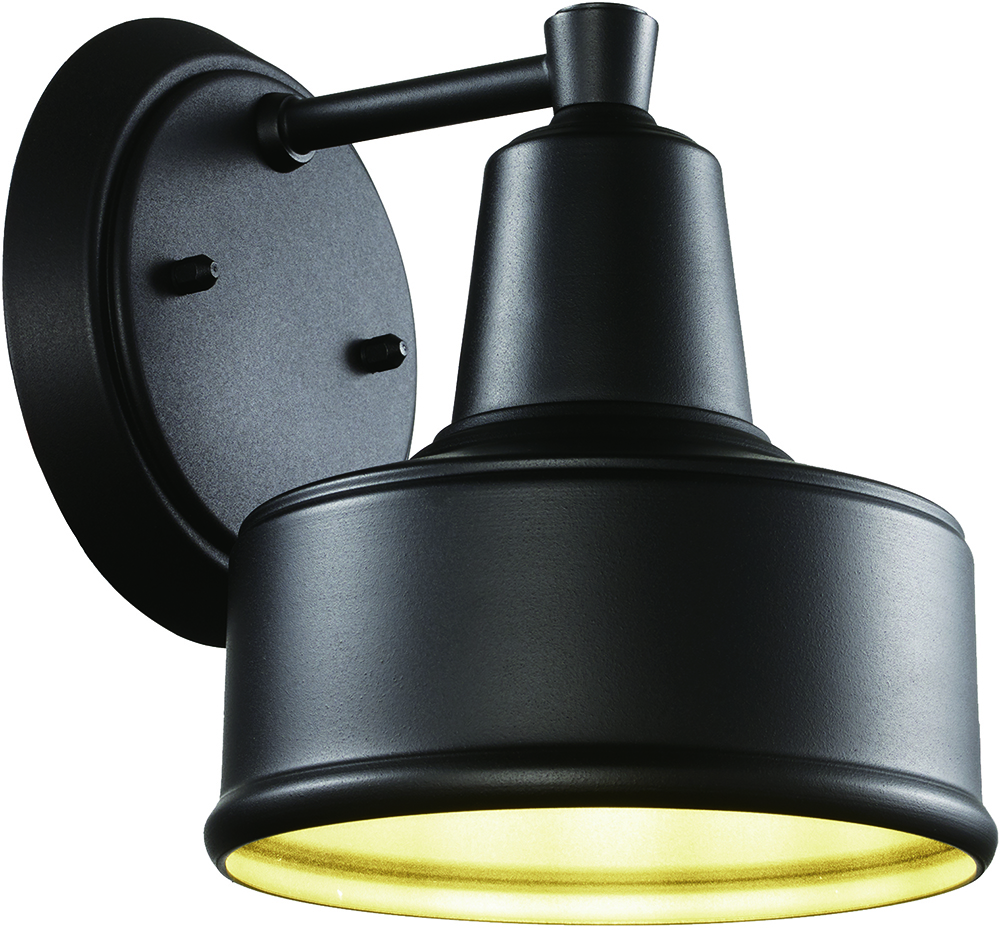 Trans Globe 51320 BK Channing Black 6" Outdoor Lamp Sconce - TRA-51320-BK