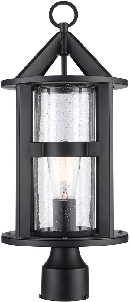 Trans Globe 51683 BK Prado Contemporary Black Exterior Post Light - TRA ...