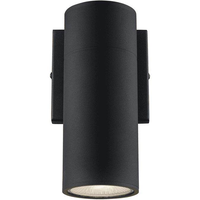 Trans Globe ADA-LED50020 BK Compact Contemporary Black LED Outdoor Wall ...