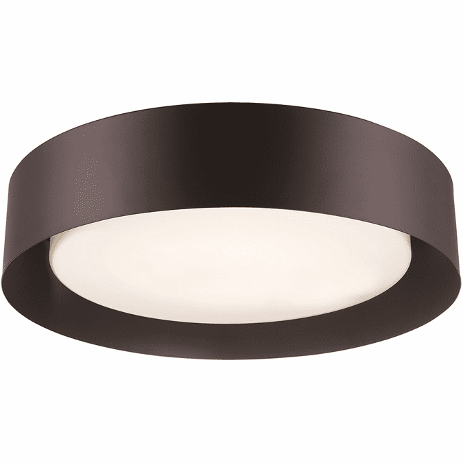 Trans Globe LED-30051-BK Moonstone Modern Black LED Flush Mount Ceiling ...