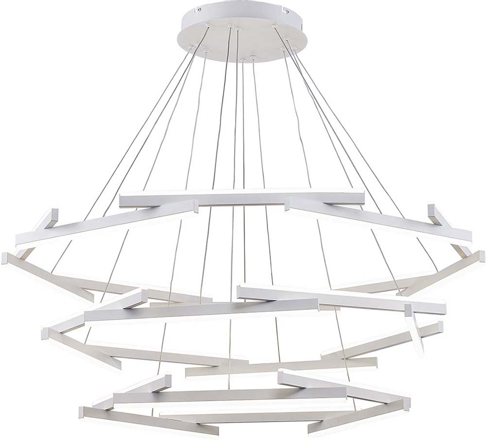 Trans Globe MDN-1567 WH Celestia Modern White LED Drop Lighting - TRA ...