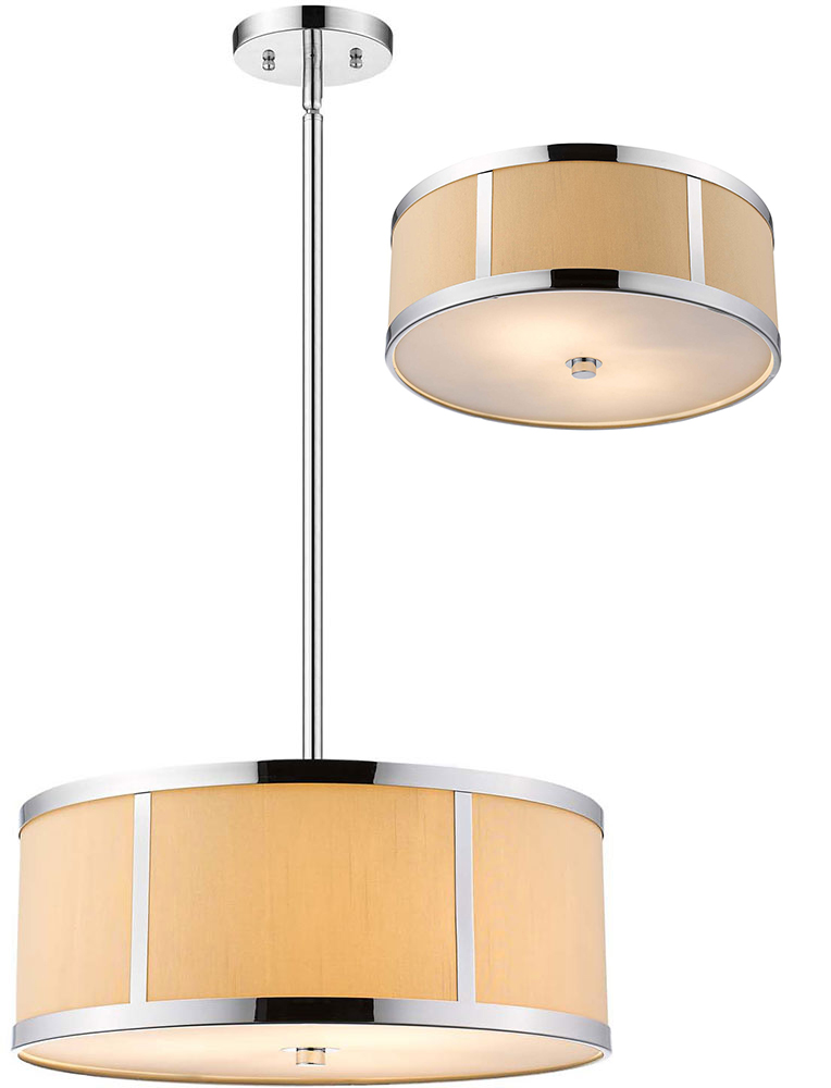 Trend TP7594 Butler Contemporary Polished Chrome 12" Drop Ceiling ...