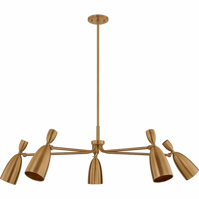Troy F4050-PBR Spade Modern Patina Brass LED Chandelier Light - TRO ...