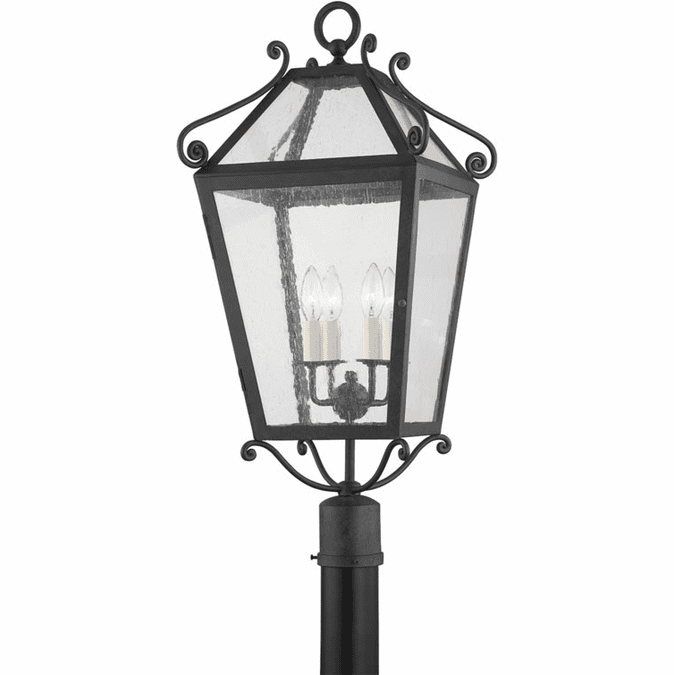 Troy P4129-FRN Santa Barbara County Traditional French Iron Outdoor ...