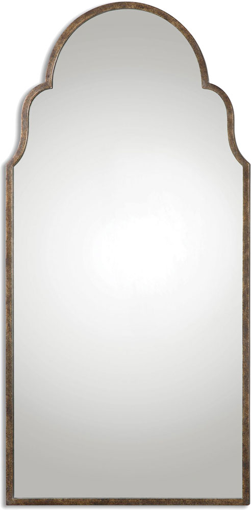 Uttermost 12905 Brayden Rust Bronze With Gold Leaf Tall Arch Mirror ...