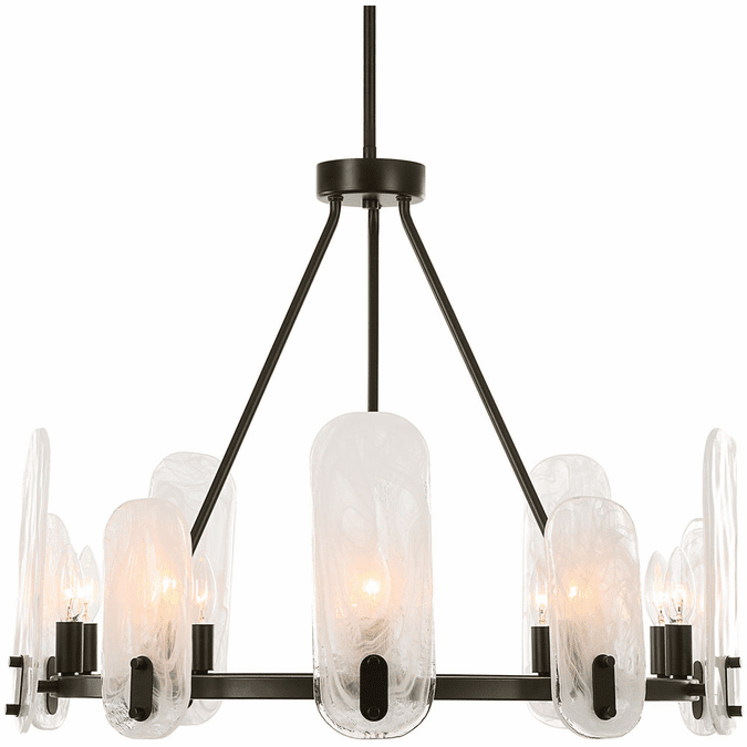 Uttermost 21381 Ellipse Modern Dark Bronze Chandelier Lamp - UTT-21381