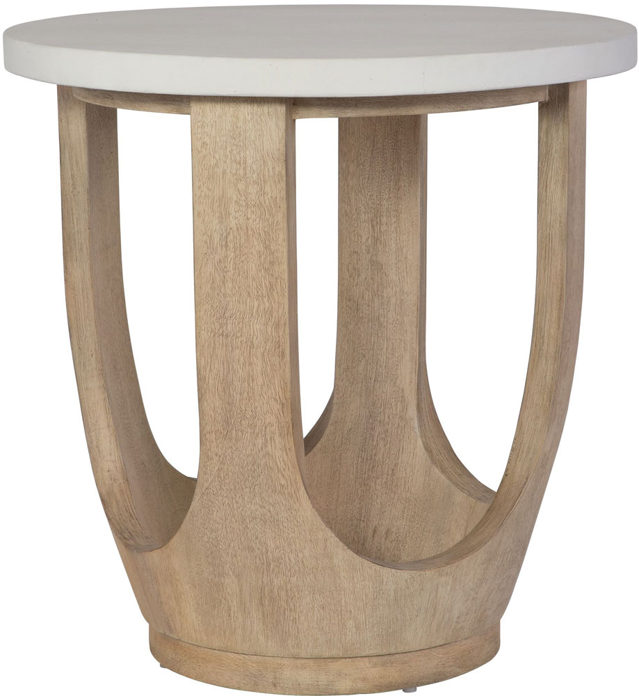Uttermost 22977 Tatli Contemporary Oatmeal Side Table - UTT-22977