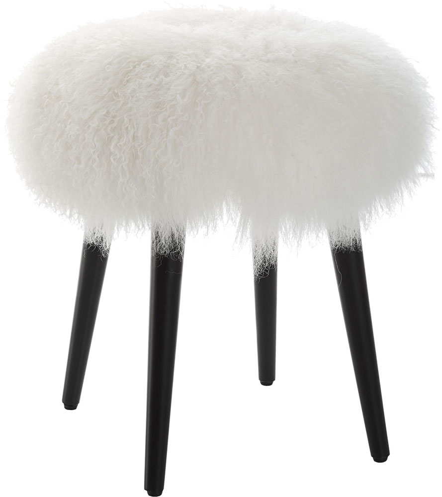 Uttermost 23830 Wooly Modern Stool - UTT-23830