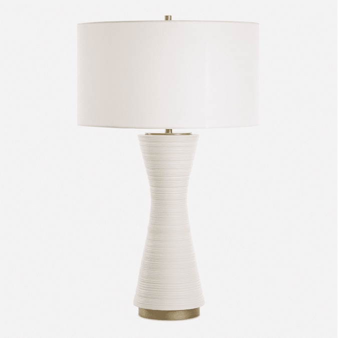 Uttermost 30482 Ridgeline Modern Warm White Matte Table Lamp - UTT-30482
