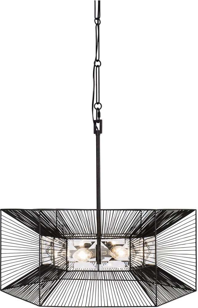 Varaluz 366P06CB Arcade Contemporary Carbon Hanging Light Fixture - VAR ...