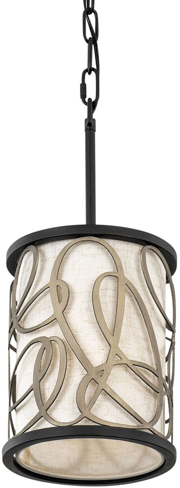 Varaluz 381M01MBAR Scribble Modern Matte Black / Artifact Mini Drum ...