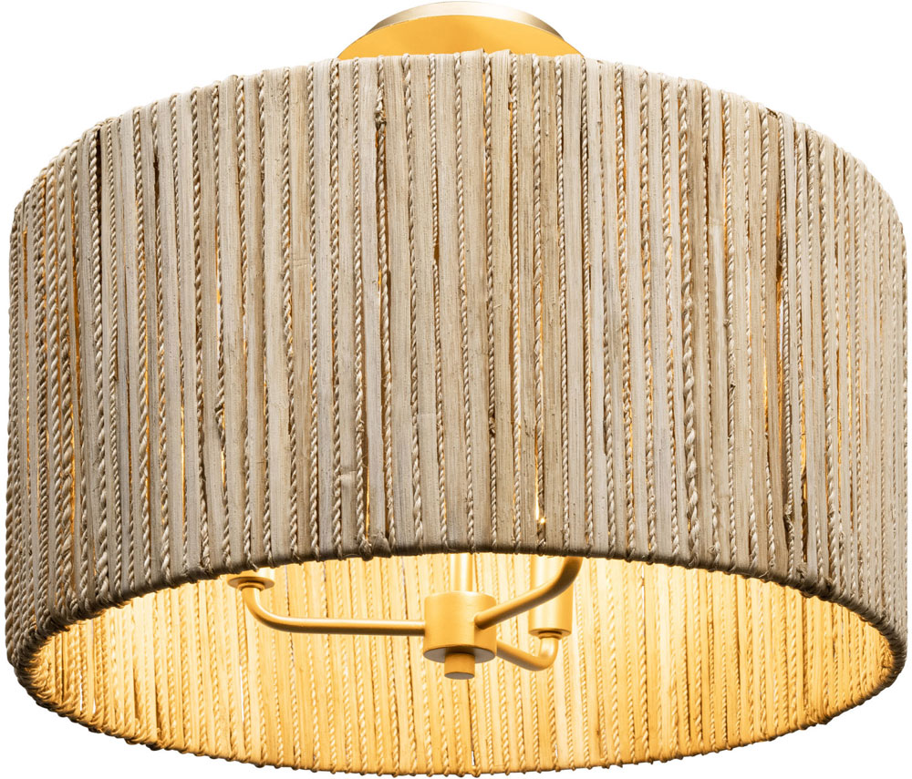 Varaluz 391S03FG Jacob's Ladder French Gold Flush Lighting - VAR-391S03FG