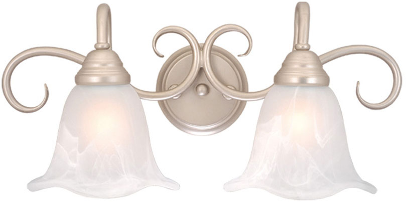 Vaxcel BL-VLD002BN Bella Traditional Brushed Nickel Finish 8.25" Wide 2 ...