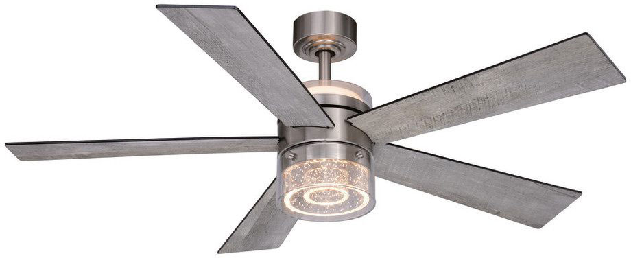 Vaxcel F0101 Ashford Contemporary Brushed Nickel LED Ceiling Fan - VXL ...