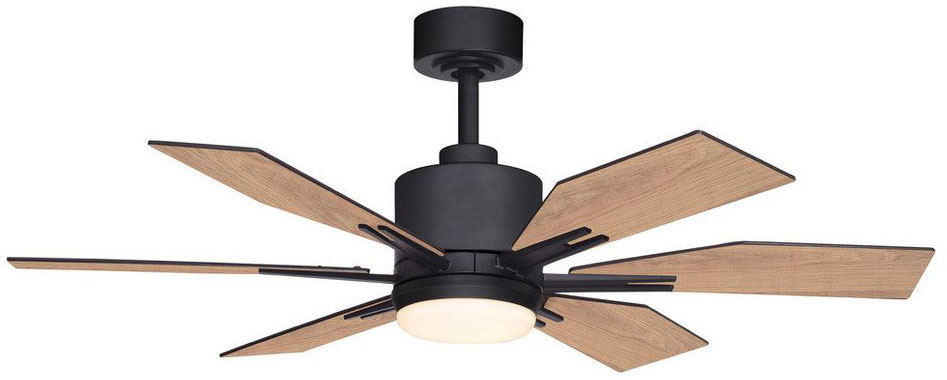 Vaxcel F0104 Mayfield Charcoal Black LED Ceiling Fan - VXL-F0104