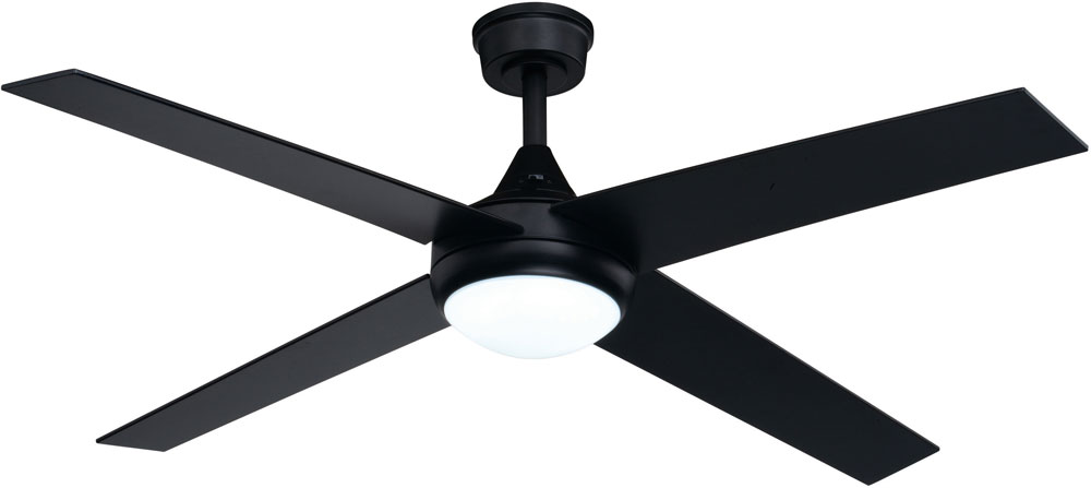 Vaxcel F0125 Hamlin Modern Black LED 52" Home Ceiling Fan - VXL-F0125