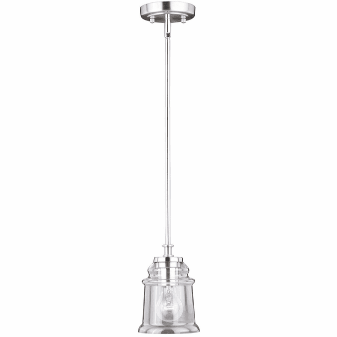 Vaxcel P0210 Toledo Contemporary Satin Nickel Mini Pendant Light - VXL ...
