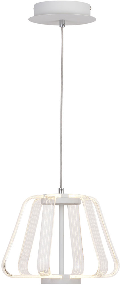 Vaxcel P0387 Ridgeway Contemporary White LED Pendant Lighting - VXL-P0387