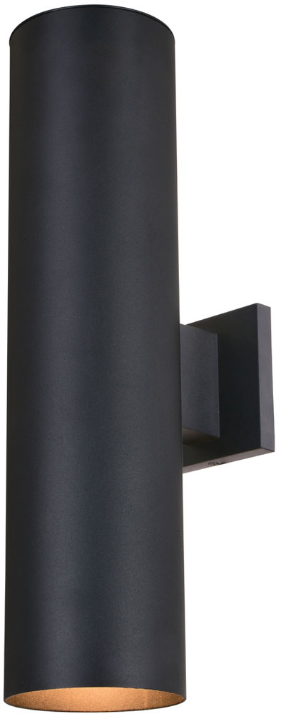 Vaxcel T0652 Chiasso Modern Textured Black 20" Exterior Light Sconce ...