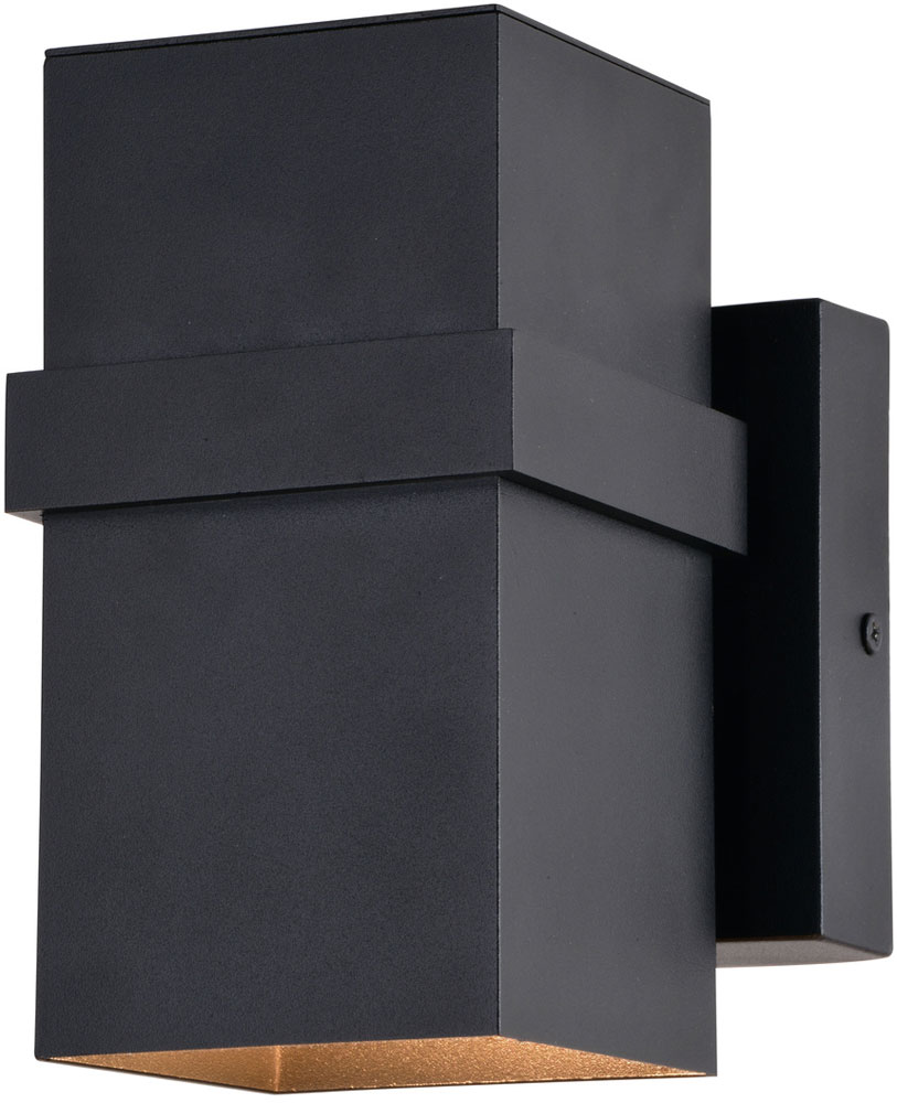 Vaxcel T0660 Lavage Contemporary Textured Black 7" Exterior Sconce ...