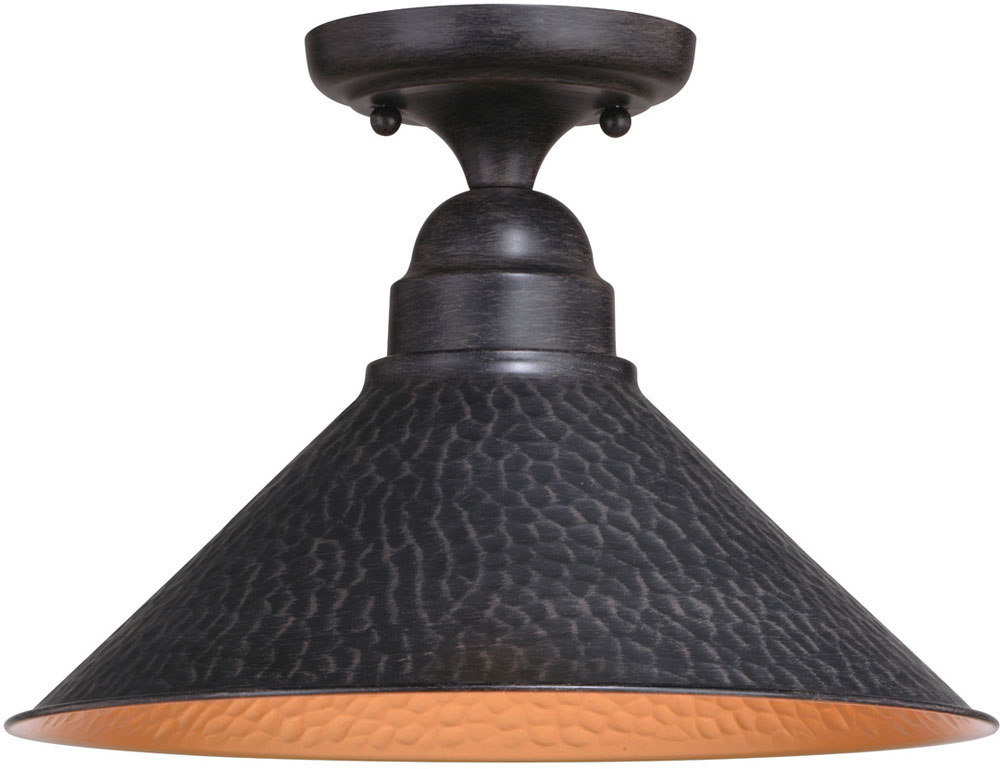 Vaxcel T0667 Outland Aged Iron and Light Gold Exterior Ceiling Lighting ...