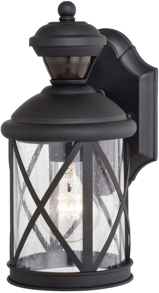 Vaxcel T0713 Henderson Textured Black Dusk To Dawn Motion Sensor ...