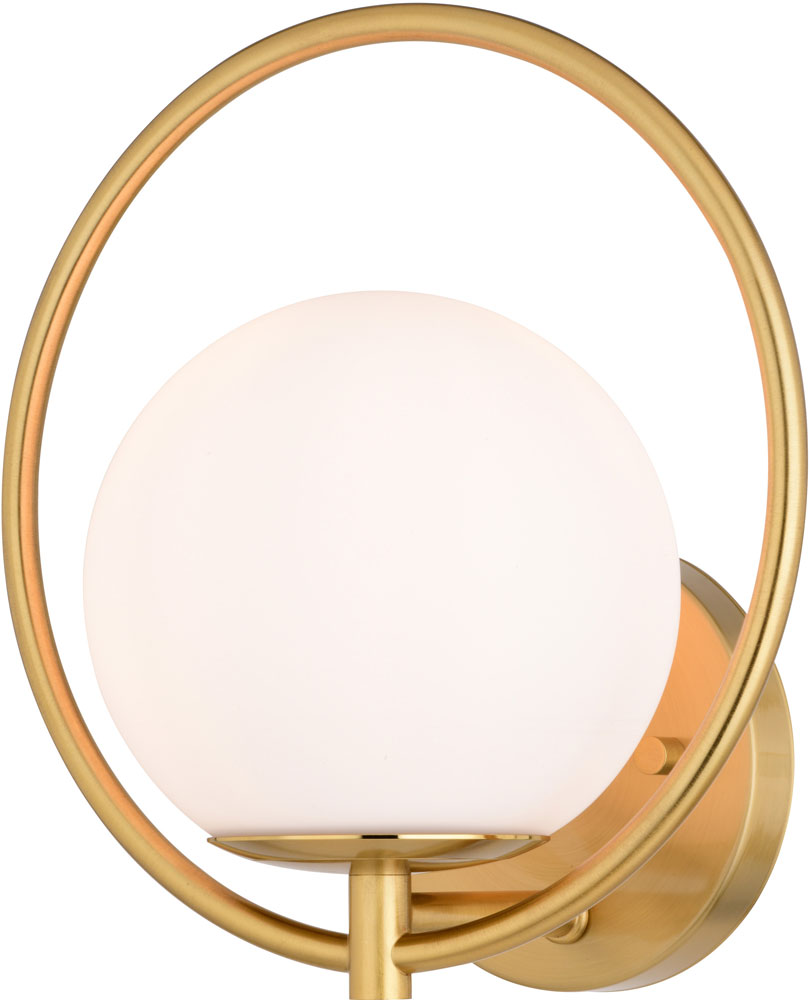 Vaxcel W0475 Bucktown Modern Natural Brass Sconce Lighting - VXL-W0475