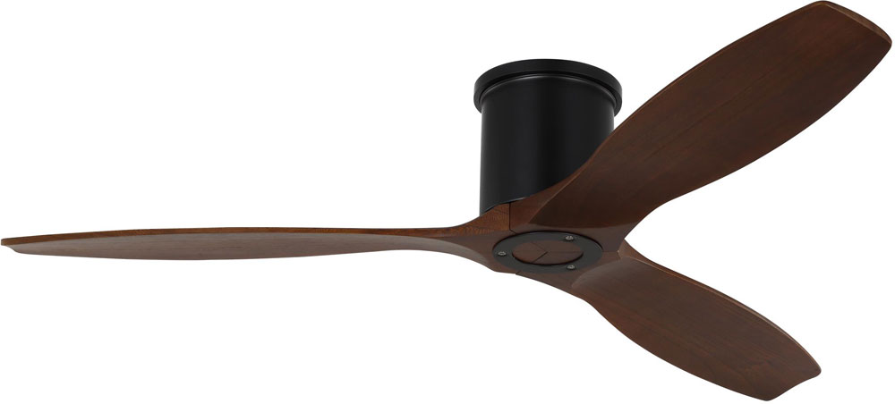 Visual Comfort Fan 3CNHSM52MBK Collins Midnight Black Indoor/Outdoor 52 ...