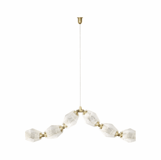 Visual Comfort Modern 700CLRSWAGNB Collier Contemporary Natural Brass ...