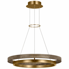 Visual Comfort Modern SLCH30030NBW Grace Contemporary Natural Brass ...