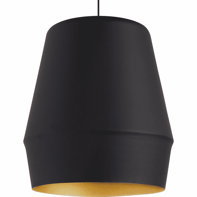 Visual Comfort Modern 700TDALEBG Allea Contemporary Black/Gold Drop ...