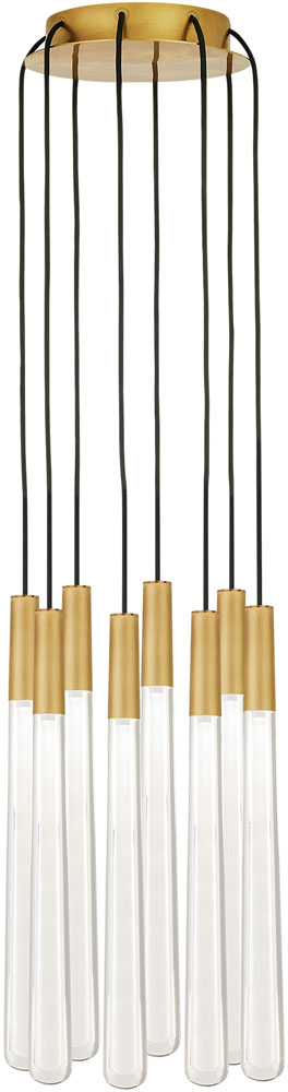 Visual Comfort Modern 700TRSPPYLC8RNB-LED930 Pylon Modern Natural Brass ...