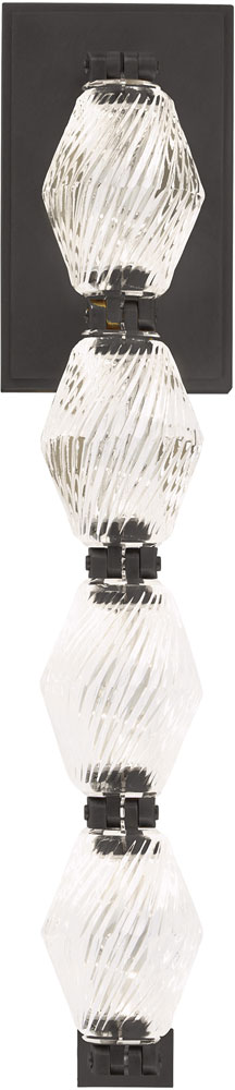 Visual Comfort Modern 700WSCLR15BZ-LED Collier Contemporary Dark Bronze ...